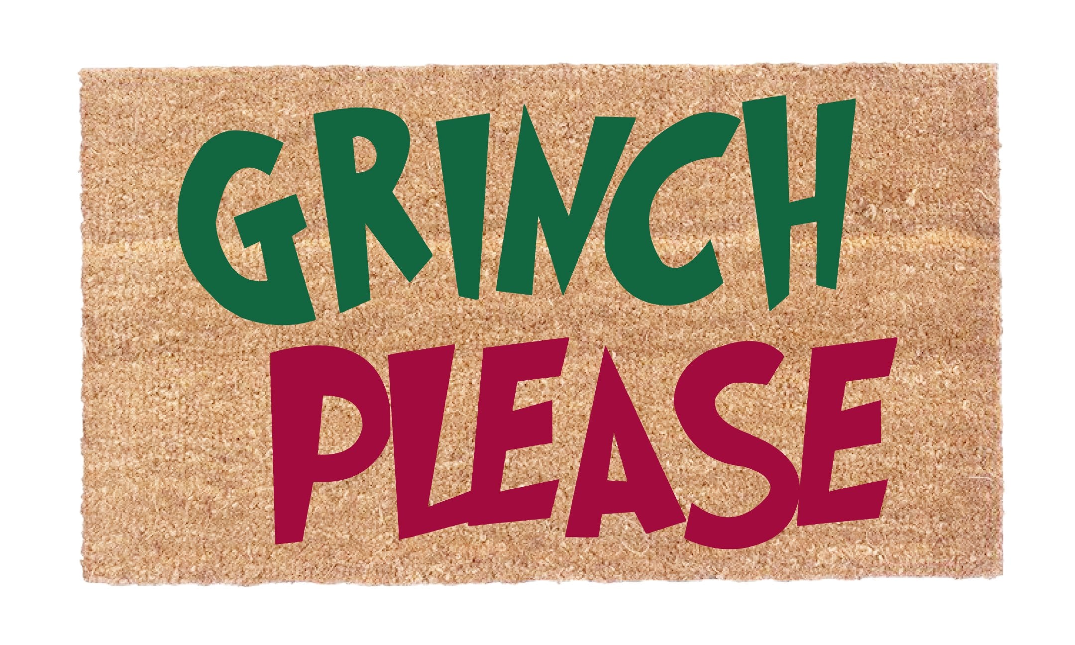 Grinch Please - Coco Mats N More Coir Doormats – Canada Mats