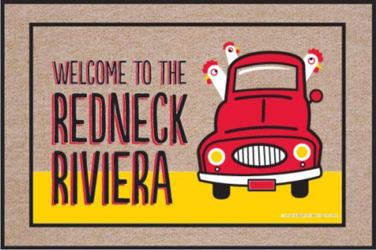 Funny Doormat I Welcome to Red Neck Riviera I Olefin Doormat – Canada Mats